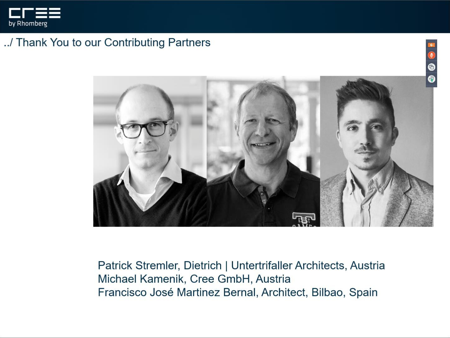 CREE Webinar 6 – Participación – FRANK-ARK | Frank J. Martinez Arquitecto